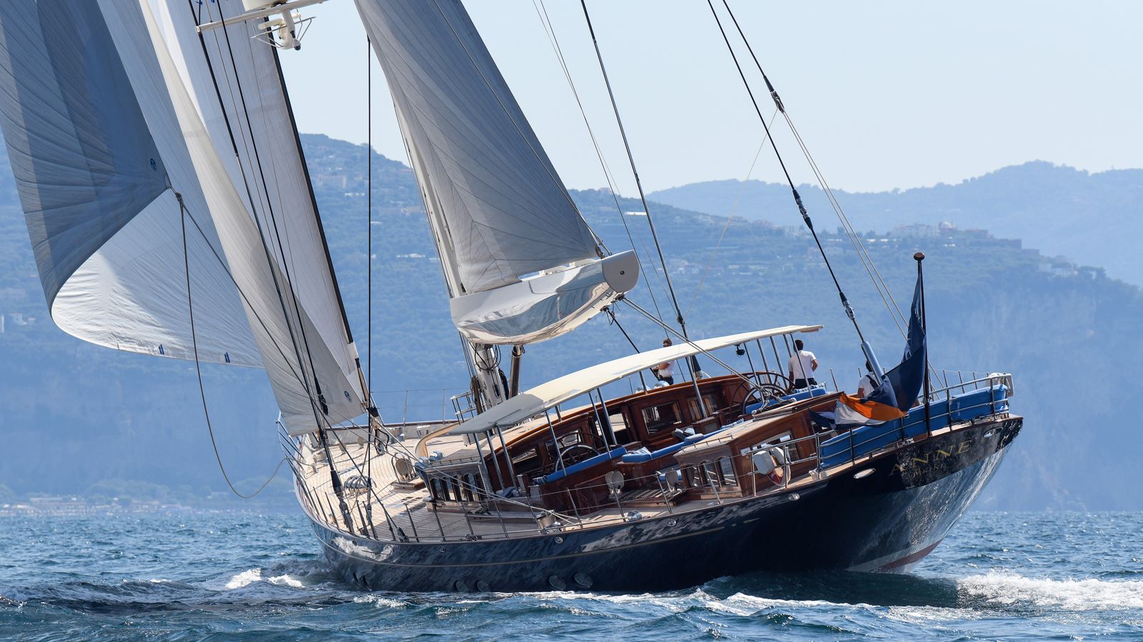Classic styled 53m Vitters sloop sailing yacht Anne sold